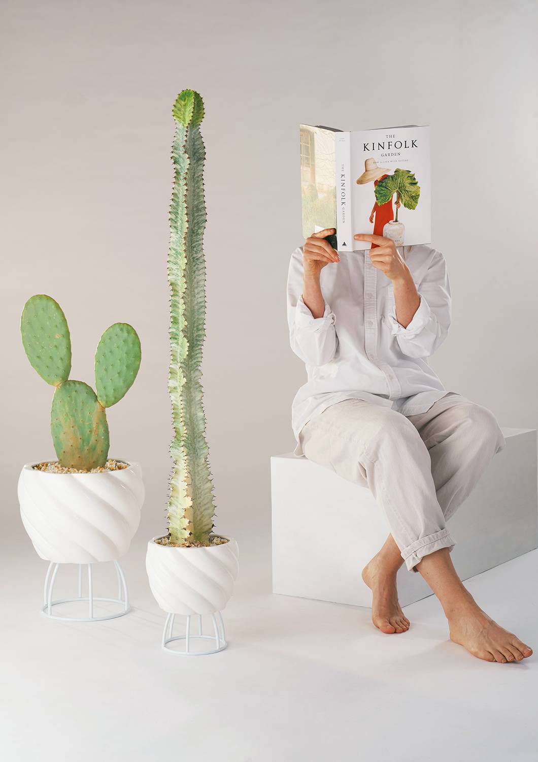 Spiral Plant Pot - Angus & Celeste